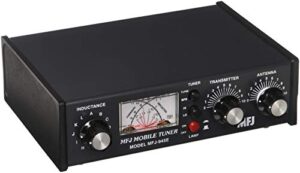 mfj enterprises original mfj-945e 1.6~60 mhz mobile antenna tuner w/watt meter & antenna bypass switch. 300 watts