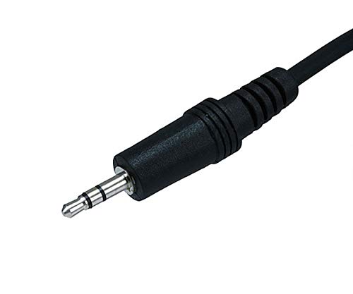 Monoprice 6ft 3.5mm Stereo Plug/Jack M/F Cable - Black