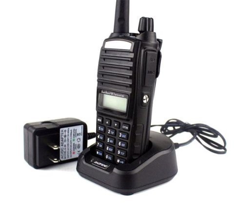 BaoFeng UV-82C Dual-Band 136-174/400-520 MHz FM Ham Two-Way Radio, Transceiver, HT with Battery, Earpiece, Antenna, Charger