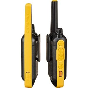 Motorola Solutions T470 Two-Way Radio Black W/Yellow Rechargeable Two Pack