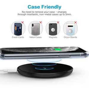 Fast Wireless Charger,Vebach 15W Max Wireless Charging Pad,Fashionable Mirror Design Compatible with iPhone 14/13 Pro Max/13 Mini/iPhone 12 Pro Max/11 Pro Max,Samsung S21/S20/Note 10 etc