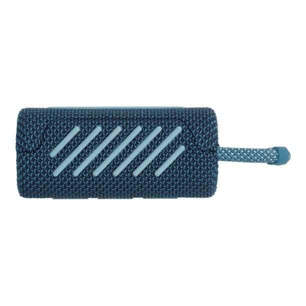 JBL GO 3 Waterproof Ultra Portable Bluetooth Speaker Bundle with Megen Hardshell Case (Blue)