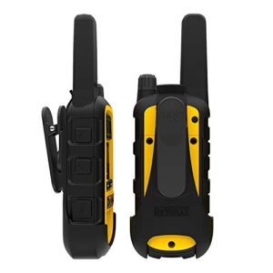 DEWALT DXFRS800 2 Watt Heavy Duty Walkie Talkies - Two-Way Radio with VOX (2 Pack) & DXFRS300 1 Watt Heavy Duty Walkie Talkies - Long Range & Rechargeable Two-Way Radio with VOX (2 Pack)