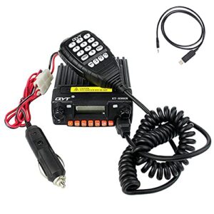 qyt kt-8900r 25w tri-band mobile transceiver dual watch ham radio