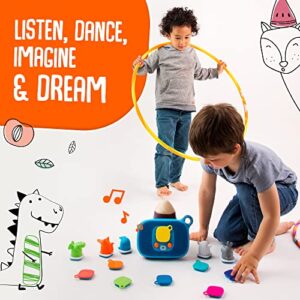 Jooki Music Player for Kids - Portable Audio Player with WiFi Connectivity - Screen Free Imagination Building - Toddler Entertainment