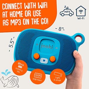 Jooki Music Player for Kids - Portable Audio Player with WiFi Connectivity - Screen Free Imagination Building - Toddler Entertainment