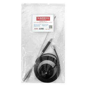 Nagoya CB-72 28" CB Antenna (26-28 MHz), Center Coil-Loaded Heavy Duty Spring with Magnetic Mount, Includes 18' of RG-58A/U Cable with a PL-259 Connector