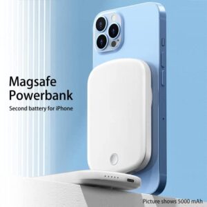 8AMTECH Portable Mag-Safe Charger, 10000mAh Wireless Power Bank 18W Fast Charging 20W Type C Quick Charge Back up Power Supply for iPhone14,13,12 Series