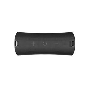 Raycon Fitness Speaker, Portable, IPX7 Waterproof, Dustproof, 36 Hr Battery, Microphone, Dual Drivers, TWS Multi-Link Stereo, Strap (Carbon Black)