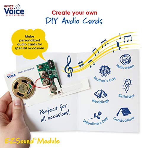 EZSound Module for DIY Audio Cards - Easy to Record - 120 Seconds Recording - High Sound Quality