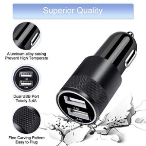 Car Charger Adapter+Quick Charge 3.0 Wall Charger Block Plug+6ft USB Type C Fast Charging Cable for Samsung Galaxy S23 S22 S21 S20 Ultra FE Plus 5G S10 Note20/10 Z Fold4/Flip4 A54 A34 A14 A03S A13 A20