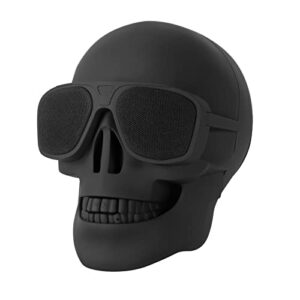 yseechens skull speaker portable bluetooth speakers 8w output bass stereo for desktop pc/laptop/mobile phone/mp3/mp4 player