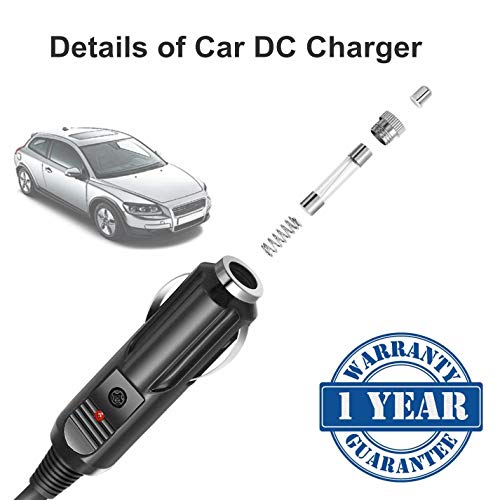 SupplySource Car DC Adapter for Venturer PVS19388iR 8" Dual Screen DVD Auto Vehicle Boat RV Cigarette Lighter Plug Power Supply Cord Charger Cable PSU