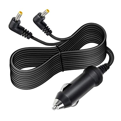 SupplySource Dual Dc Car Power Adapter Cord for Sylvania Portable DVD Player: Sdvd8706 Sdvd8706d Sdvd8716-com Sdvd8727 Sdvd8730 Sdvd8732 Sdvd8737 SDVD8738 Sdvd8747 Sdvd8750 Sdvd8791 Sdvd9104 Sdvd9805