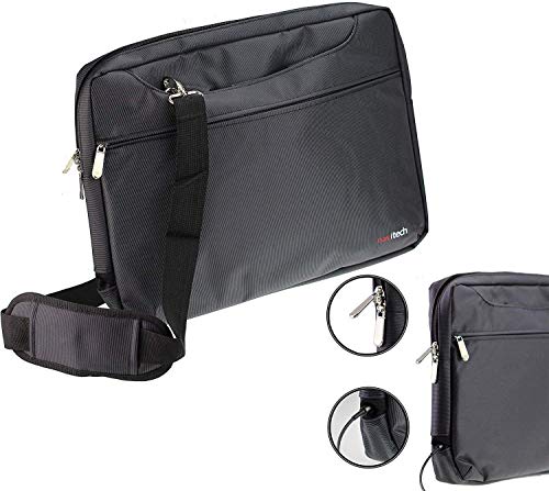 Navitech Black Carry Case/Cover Bag for Portable DVD Players Including The UEME 9 inch