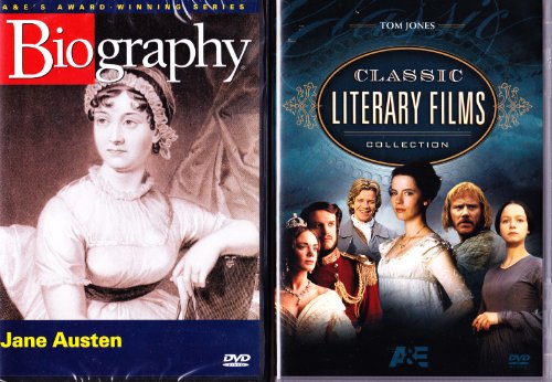 Jane Austen Biography , Tom Jones the Movie Special Literary Films Edition : A&E 3 Disc Box Set