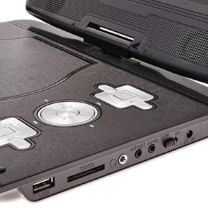 ONN 10" Portable DVD and Media Player with USB, Aux 3.5mm, & 5-hr Battery 180 Degree Swivel Screen 100008691 (Renewed)