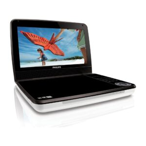 Philips PD9000/37 9-Inch LCD Portable DVD Player with 5 Hour Battery, White/Black (Old Model)