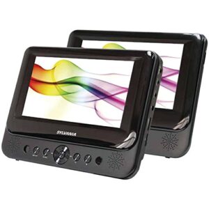 sylvania sdvd8739 7″ dual-screen portable dvd player