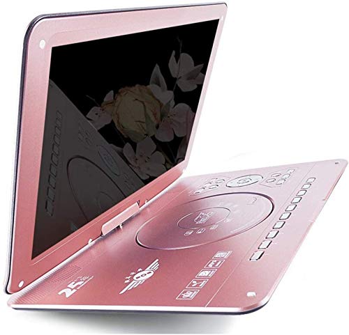 Chang 22 Inch Portable DVD Player,with 18" Swivel Ultra-Thin High-Definition Display Screen Remote Control and Travel Bag Included,Pink