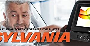 Sylvania SDVD7750 Dual 7-Inch Portable LCD DVD Player - Black