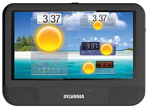 Sylvania SLTDVD9220-C 3-in-1 9-Inch Touchscreen Tablet, Portable DVD Player and DVD Combo with Android, 1.2GHz Quad Core