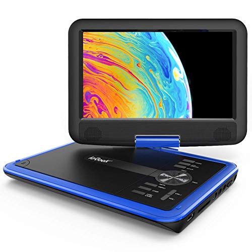 ieGeek 11.5 inchBlue and Black Portable DVD Player Bundle