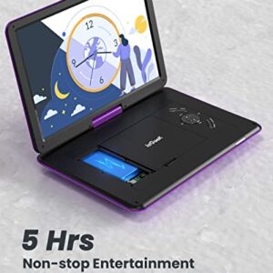 ieGeek 16.9'' Purple Portable DVD Player and 11.5'' Blue Portable DVD Player