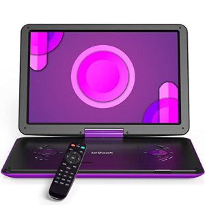 ieGeek 16.9'' Purple Portable DVD Player and 11.5'' Blue Portable DVD Player