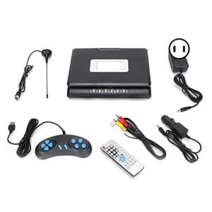 6.8inch/8.5inch Portable DVD Player with Large HD LCD Screen, 270° Swivel Mobile DVD Player with Remote Control and Gamepad, support Analog TV function, PAL, NTSC, games and FM radio(6.8")