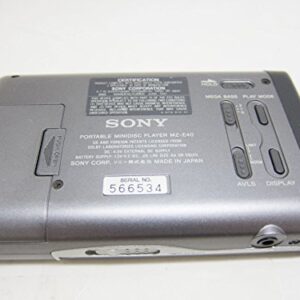 Sony MZ-E40 Personal MiniDisc Player (MD)