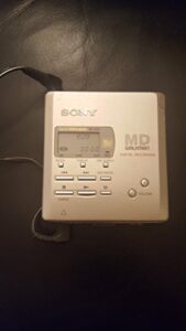 sony mz-r55 portable minidisc player and recorder