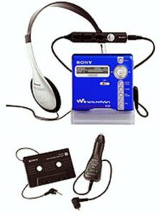 sony mz-n707 net md walkman player/recorder (blue)