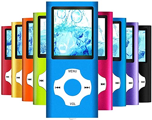 MP3 Player / MP4 Player, Hotechs MP3 Music Player with 32GB Memory SD Card Slim Classic Digital LCD 1.82'' Screen Mini USB Port with FM Radio, Voice Record