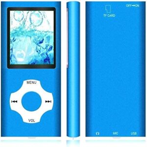 MP3 Player / MP4 Player, Hotechs MP3 Music Player with 32GB Memory SD Card Slim Classic Digital LCD 1.82'' Screen Mini USB Port with FM Radio, Voice Record