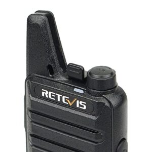 Retevis RT22 Two Way Radio Long Range Rechargeable,Portable 2 Way Radio,Handsfree Walkie Talkie for Adults Commercial Cruises Hunting Hiking (4 Pack)