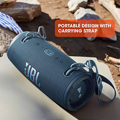 JBL Xtreme 3 - Portable Bluetooth Speaker, Powerful Sound and Deep Bass, IP67 Waterproof, 15 Hours of Playtime, Powerbank, PartyBoost for Multi-speaker Pairing (Black)