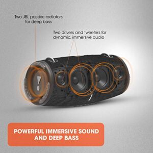 JBL Xtreme 3 - Portable Bluetooth Speaker, Powerful Sound and Deep Bass, IP67 Waterproof, 15 Hours of Playtime, Powerbank, PartyBoost for Multi-speaker Pairing (Black)