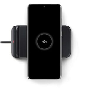 SAMSUNG Electronics Wireless Charger Trio, Qi Compatible - Charge up to 3 Devices at Once - for Galaxy Phones, Buds, Watches, and Apple iPhone Devices, Black (US Version)