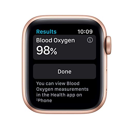 Apple Watch Series 6 (GPS + Cellular, 40mm) - Gold Aluminum Case with Pink Sand Sport Band (Renewed)