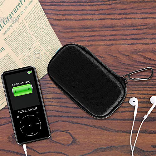 MP3 & MP4 Player Case for SOULCKER/G.G.Martinsen/Grtdhx/iPod Nano/Sandisk Music Player/Sony NW-A45 /B Walkman and Other Music Players with Bluetooth. Fit for Earbuds, USB Cable, Memory Card