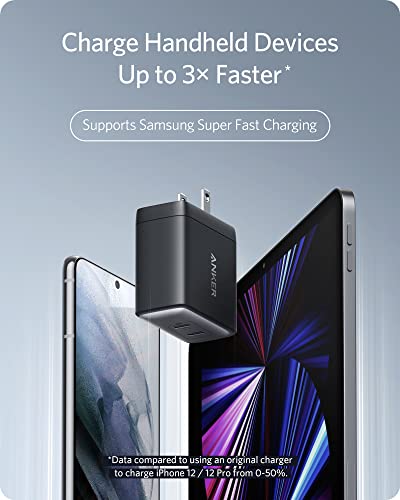 Anker USB C , 726 (Nano II 65W) PPS Fast Charger Adapter, Foldable Compact Charger for MacBook Pro/Air, iPad Pro, Galaxy S20/S10, Dell XPS 13, Note 20/10+, iPhone 13, Pixel, and More