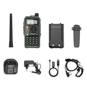 Baofeng Radio Handheld Ham Radio UV-S9 Plus 8W High Power Portable Two Way Radiowith 2200 mAh Battery and USB Charger Cable Walkie Talkie