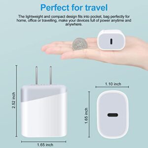 USB C Pixel 7 Fast Charger Type C Charging Block for Google Pixel 7 Pro 7 6a 6 Pro 5a,20W PD 3.0 USB C Wall Charger Box Cube Power Adapter for iPhone 14 Pro 13 12 11 SE,Samsung Galaxy A14,A23,S23,A13