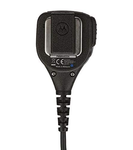 Motorola Original PMMN4025 PMMN4025A PMMN4025AL IMPRES Remote Speaker Microphone w/ 3.5mm Audio Jack for MotoTurbo XPR6300, XPR6350, XPR6380, XPR6500, XPR6550, XPR6580