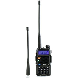 BTECH UV-5X3 5 Watt Tri-Band Radio : VHF, 1.25M, UHF, Amateur (Ham), Includes Dual Band Antenna, 220 Antenna, Earpiece, Charger, and More Two-Way Radio