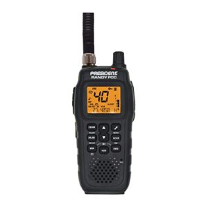 president randy fcc handheld or mobile cb radio with weather channel and alerts