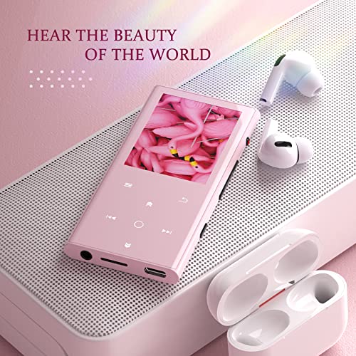 【New in 2022】 64GB Mp3 Player with Bluetooth 5.2, COCONISE Music Player with Speaker Hi-Fi Lossless Sound Quality, with FM Radio, Voice Recording, E-Book Function,Super Light Perfect for Running