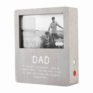 mud pie voice recorder frame, 4 x 6, dad