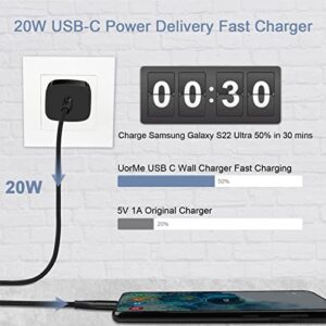 Type C Charger Fast Charging Block for Moto G Stylus 5G,G Power,G Pure,G Play,Motorola Edge +,Edge,Razr 5G,One 5G,One 5G Ace;Google Pixel 7 6 Pro,6A,5A,5,4 XL;20W PD C Wall Charger Box,6FT USB C Cable